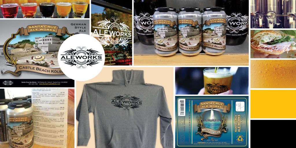 Santa Cruz Ale Works - santa cruz web design and graphic design